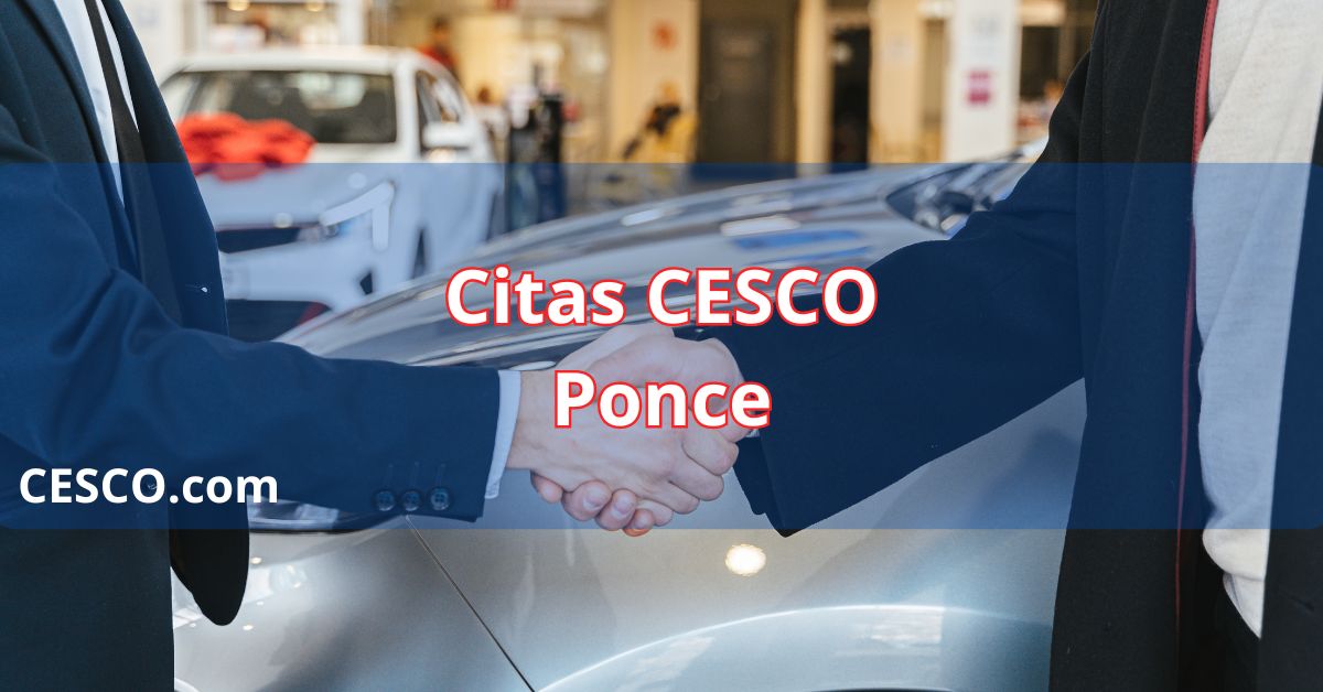 CESCO appointments from Ponce - Tramita2.org